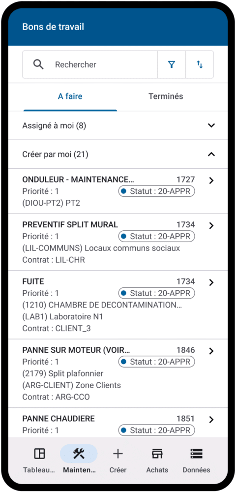 La GMAO mobile - Altair Enterprise : la GMAO simple, intuitive et complète
